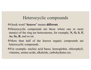 Strategies for Heterocycle ring synthesis | PDF