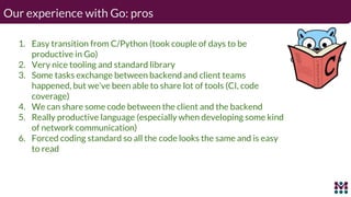 Comparing C and Go | PPTX | Programming Languages | Computing