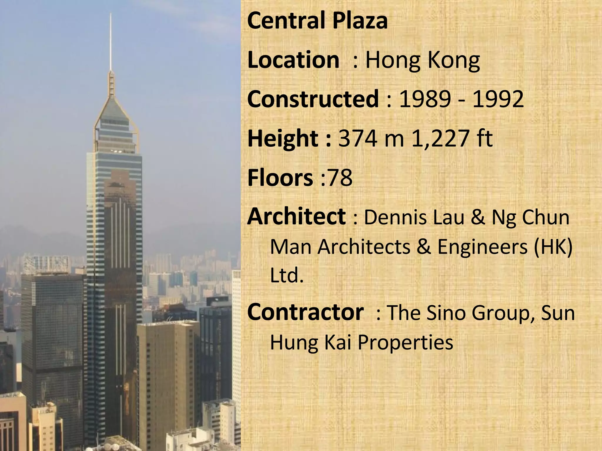 Tallest Building | PPT