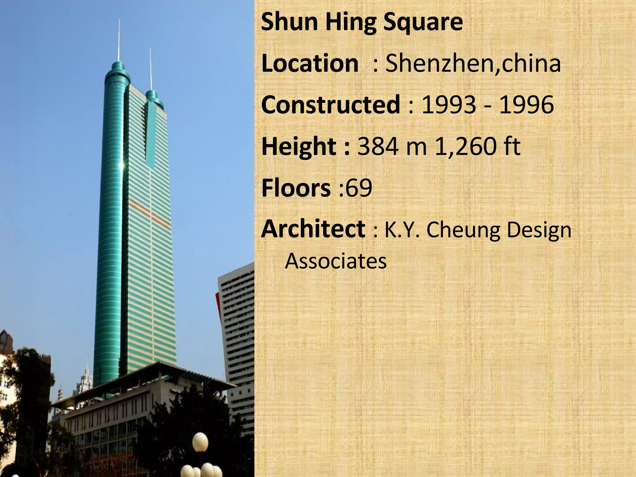 Tallest Building | PPT