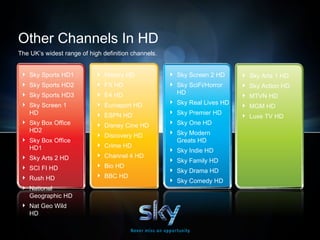 Sky slideshare | PPT