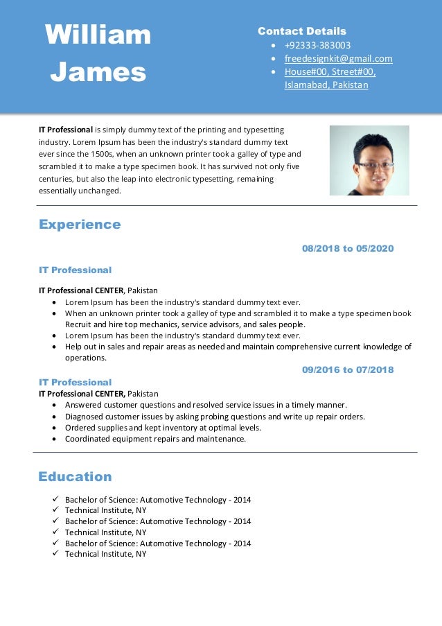 Creative Free CVS Template Download In Word File