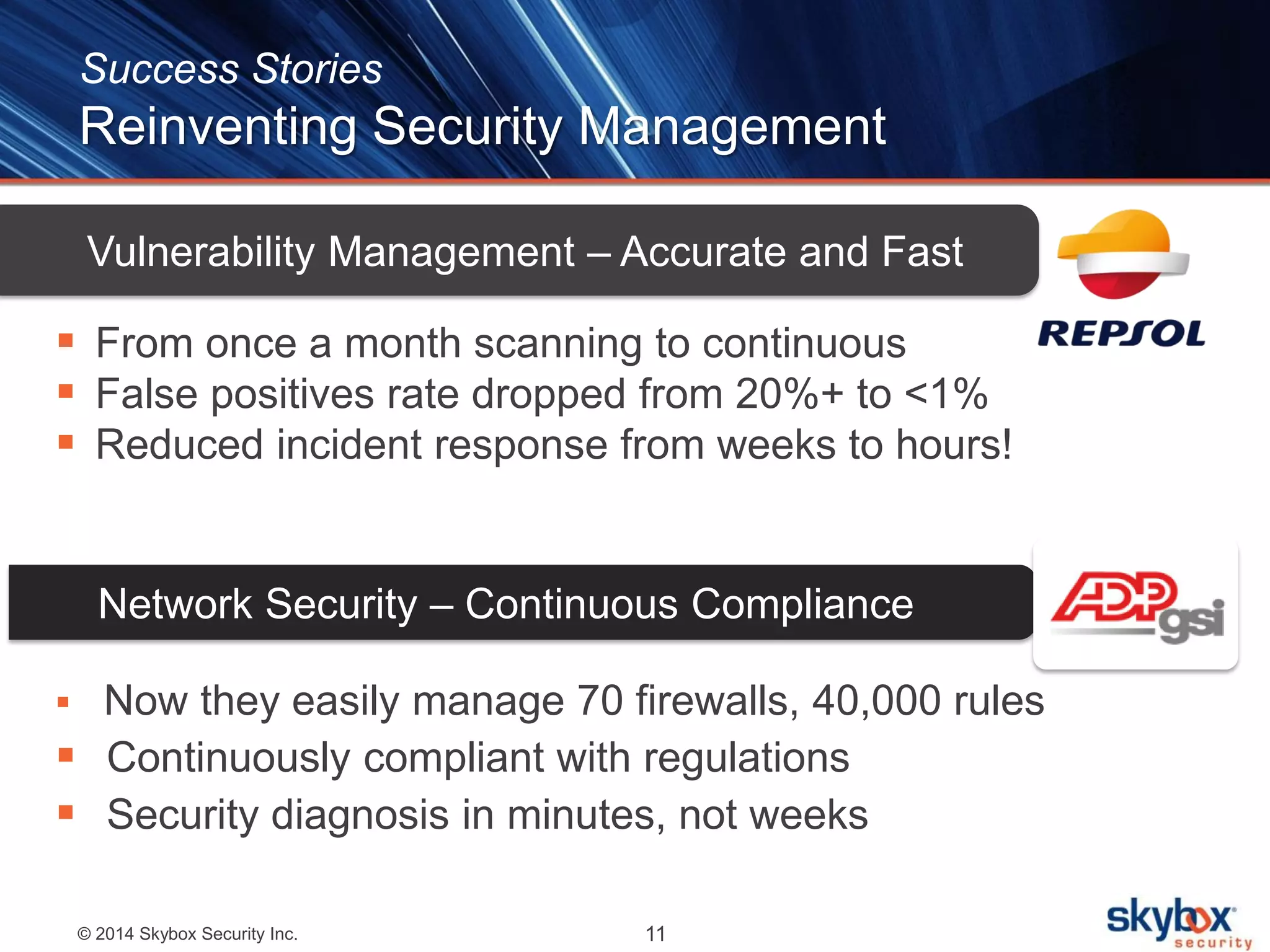 Infosec 2014: Who Is Skybox Security? | PDF