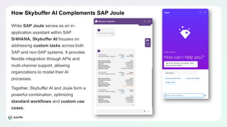 Skybuffer AI: Integrated No-Code Conversational AI, Generative AI, and RAG Solution on SAP BTP ...