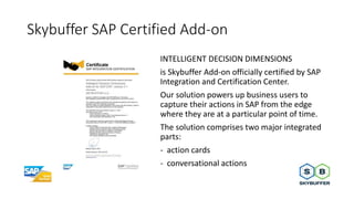 SAP Conversational AI as a Service managed by Skybuffer (SAP chatbot) | PPT