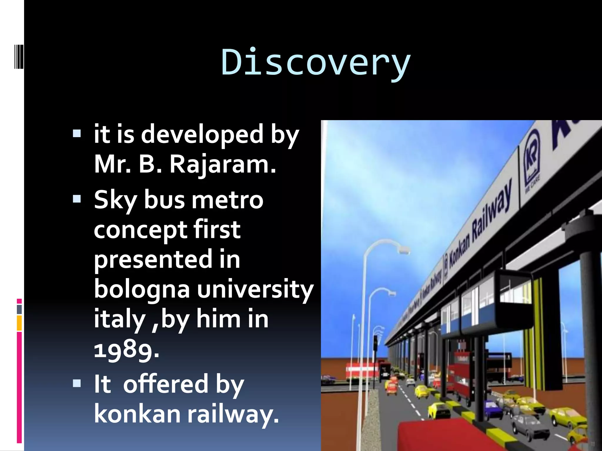 Sky bus technology | PPTX