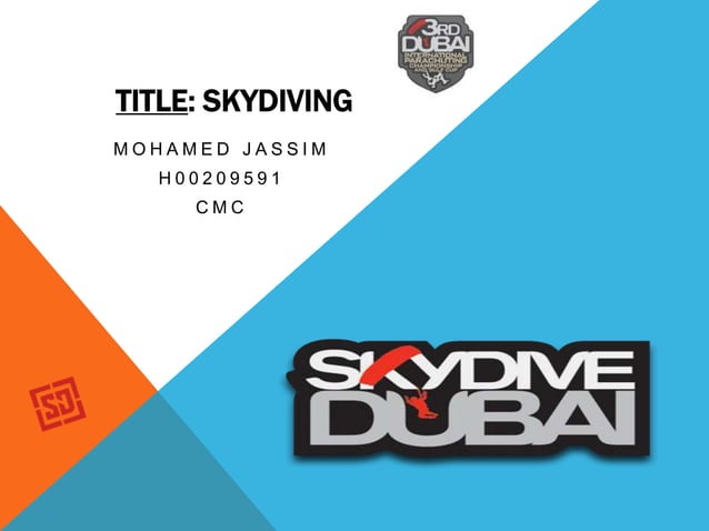 skydiving | PPTX