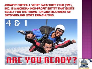 Skydiving near Detroit - Midwest Freefall | PPTX