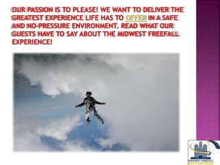 Skydiving near Detroit - Midwest Freefall | PPTX