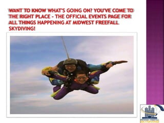 Skydiving near Detroit - Midwest Freefall | PPTX
