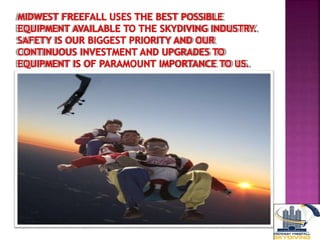 Skydiving near Detroit - Midwest Freefall | PPTX