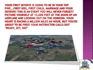 Skydiving near Detroit - Midwest Freefall | PPTX