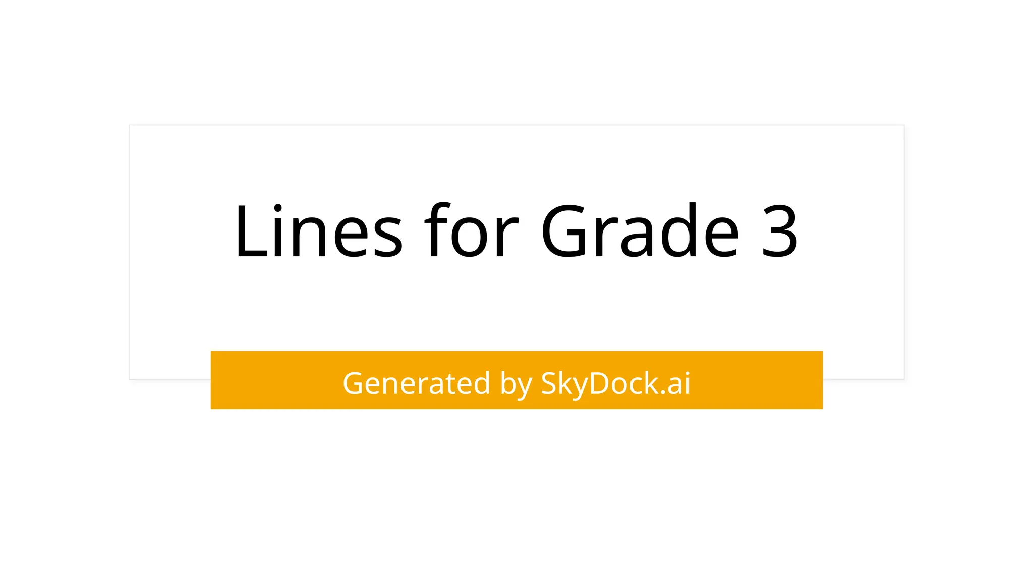 MAPEH Lines for Grade 3, (Arts for grade 3)) | PPTX