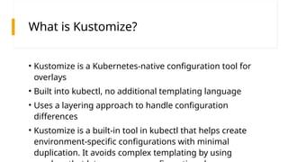 CI/CD Pipelines with kustomize design und implementation | PPTX