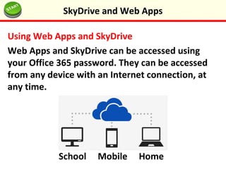 Sky drive and Web Apps | PPT