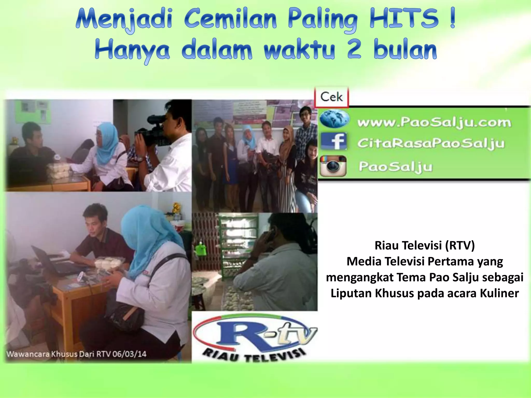 Entrepreneur Pao Salju | PPTX