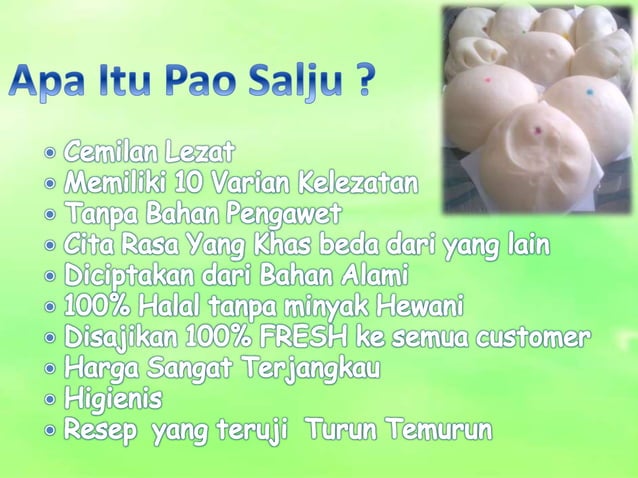 Entrepreneur Pao Salju | PPTX