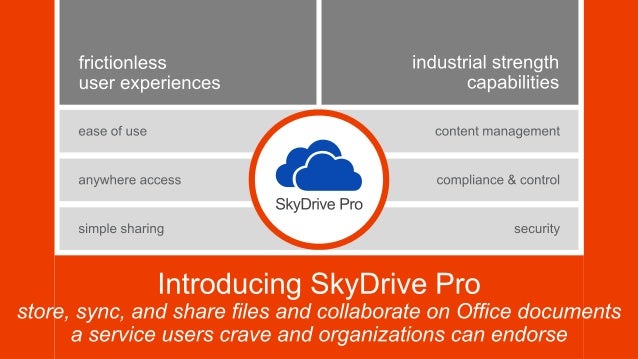 SkyDrive Pro Details