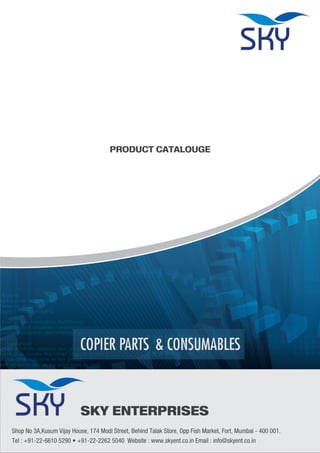Sky Enterprises, Mumbai, Digital Photocopier and Printer Parts | PDF