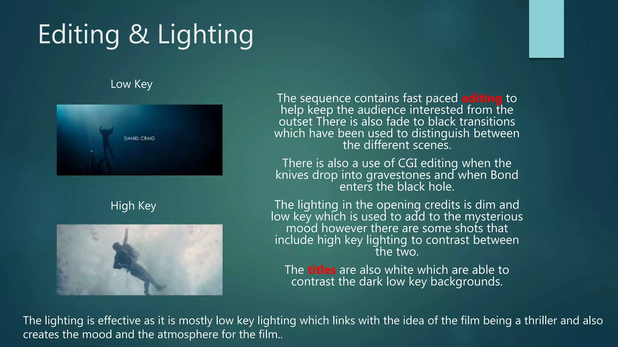 Skyfall Opening Sequence Textual Analysis | PPTX