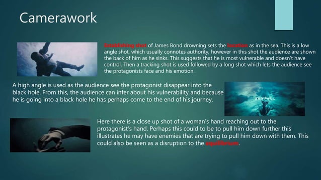 Skyfall Opening Sequence Textual Analysis | PPTX | Video Production | Content Production
