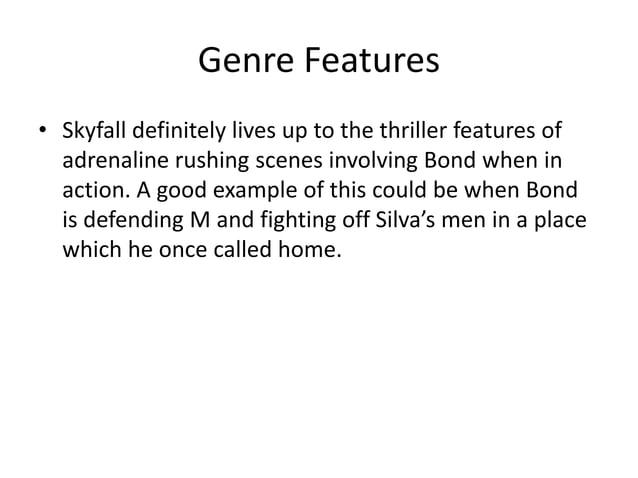 Skyfall presentation | PPT