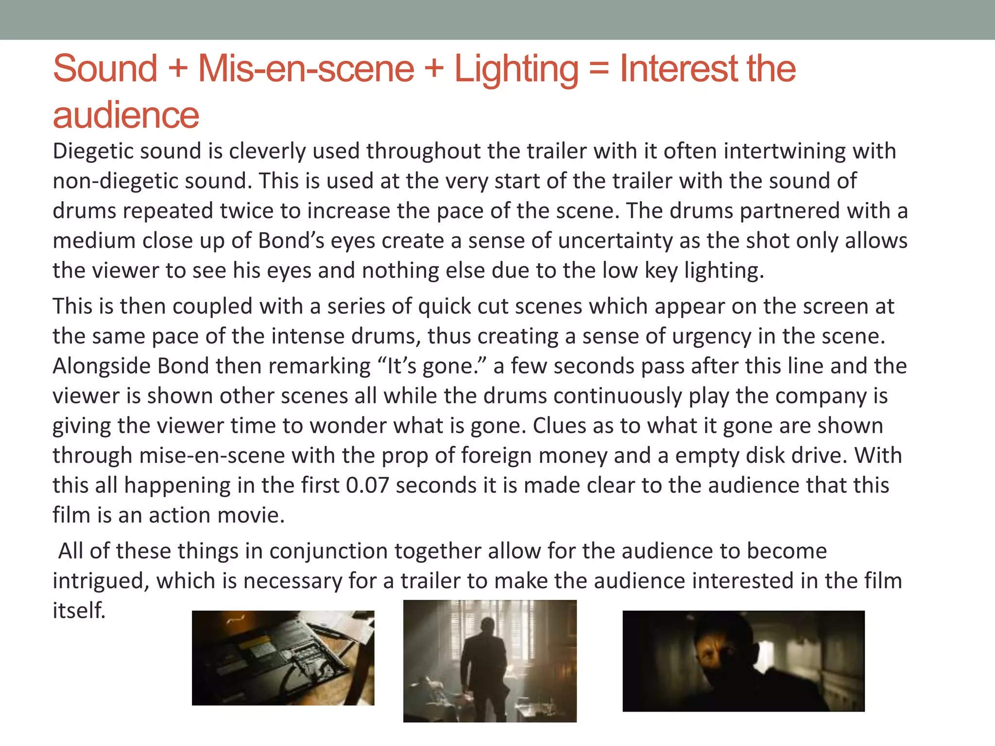 Skyfall trailer analysis | PPTX