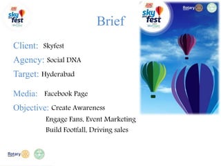 Skyfest Facebook Marketing - Case Study | PPTX