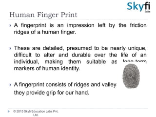 Skyfi labs Biometric Authentication | PPT