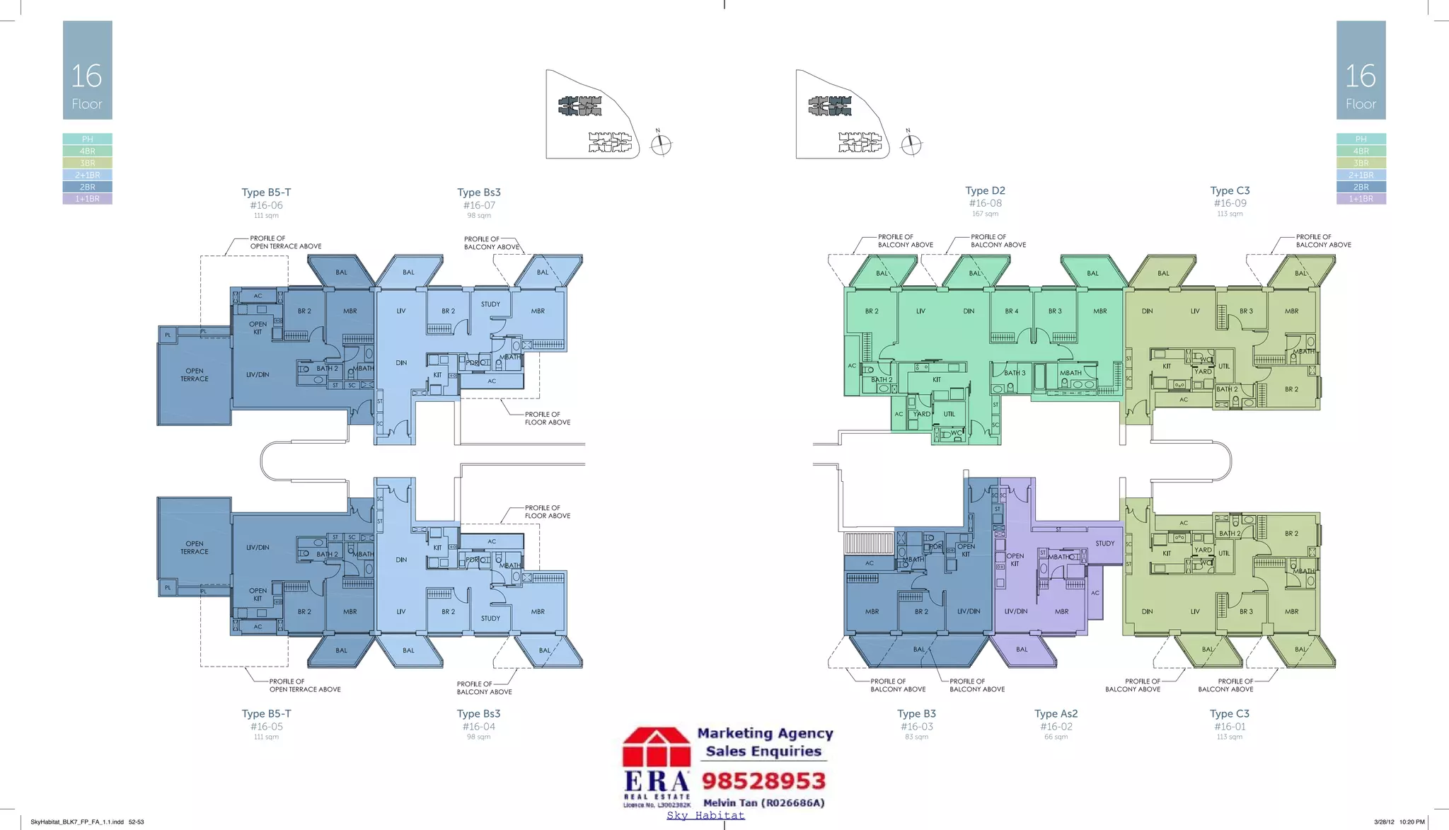 Sky Habitat Brochure Floor Plans BLK 7 | PDF