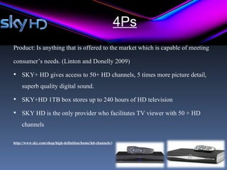 SKY Vs Competitors in The UK - 2010 | PPT
