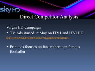 SKY Vs Competitors in The UK - 2010 | PPT