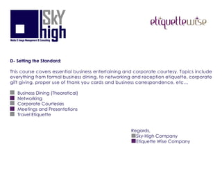 Sky-High Etiquette Proposal | PDF