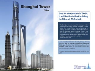 SKY HIGH - The 7 Most Remarkable Tall Building Projects in the World | PPT