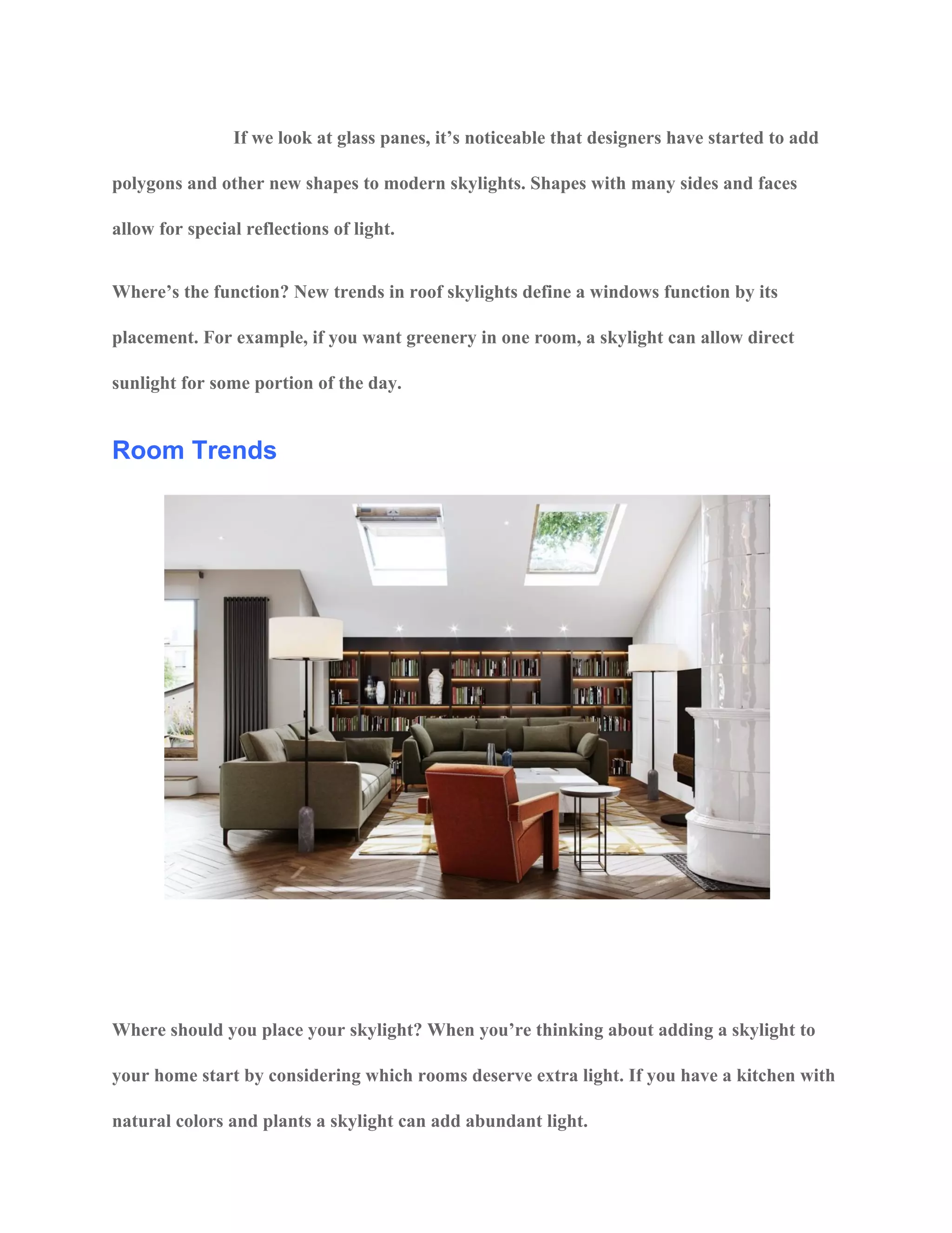 Sky high view the history of skylight windows | PDF