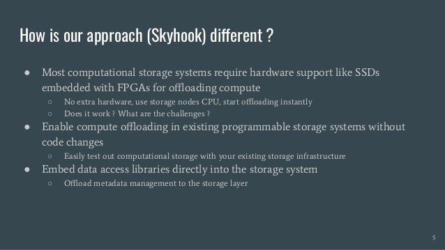 Skyhook: Towards an Arrow-Native Storage System, CCGrid 2022 | PDF | Data Storage and ...