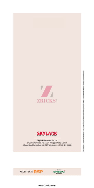 Skylark Ithica Brochure - Zricks.com