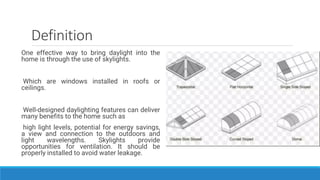 Skylight types and kinds presentation deck | PDF