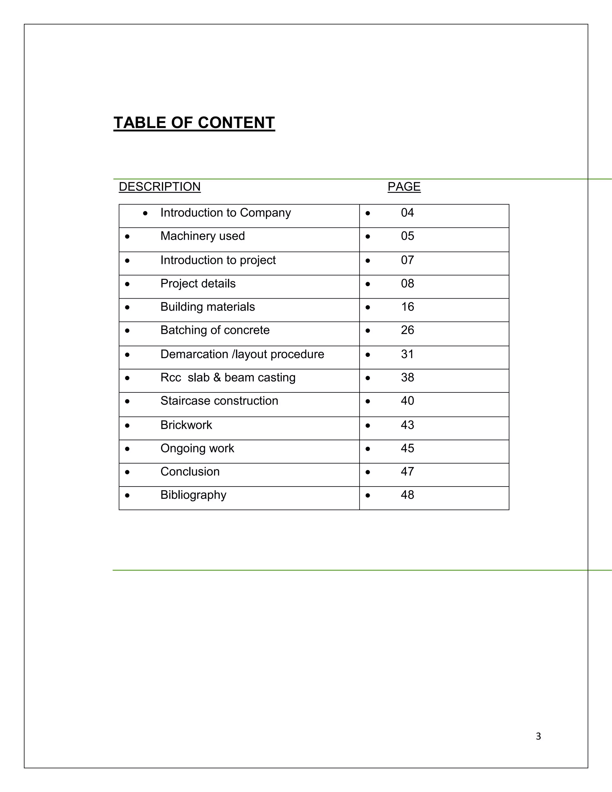 Construction of residential building | PDF