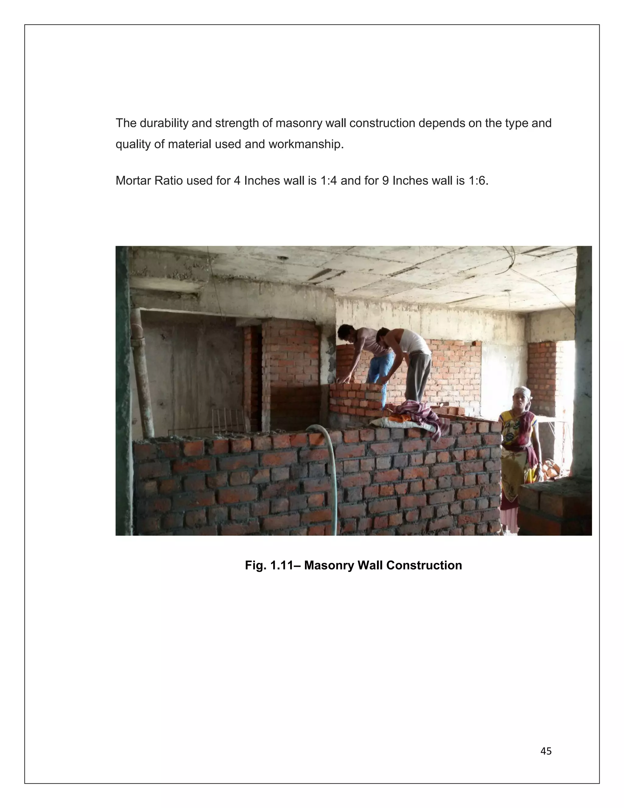 Construction of residential building | PDF