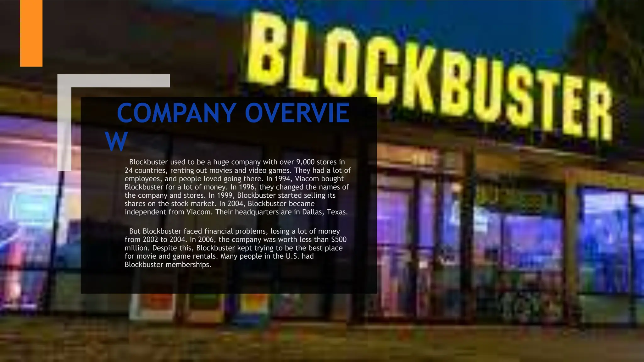 MARKETING PRESENTATION of revival of Blockbusters | PPTX