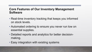 Inventory Management Software - skylinetools.ca | Logistics | Business