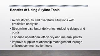 Inventory Management Software - skylinetools.ca | Logistics | Business