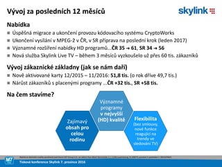 Prezentace Skylink | PPT