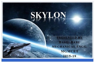 SKYLON: THE SPACE PLANE OF TOMMOROW | PPTX