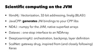 DeepLearning4J and Spark: Successes and Challenges - François Garillot ...
