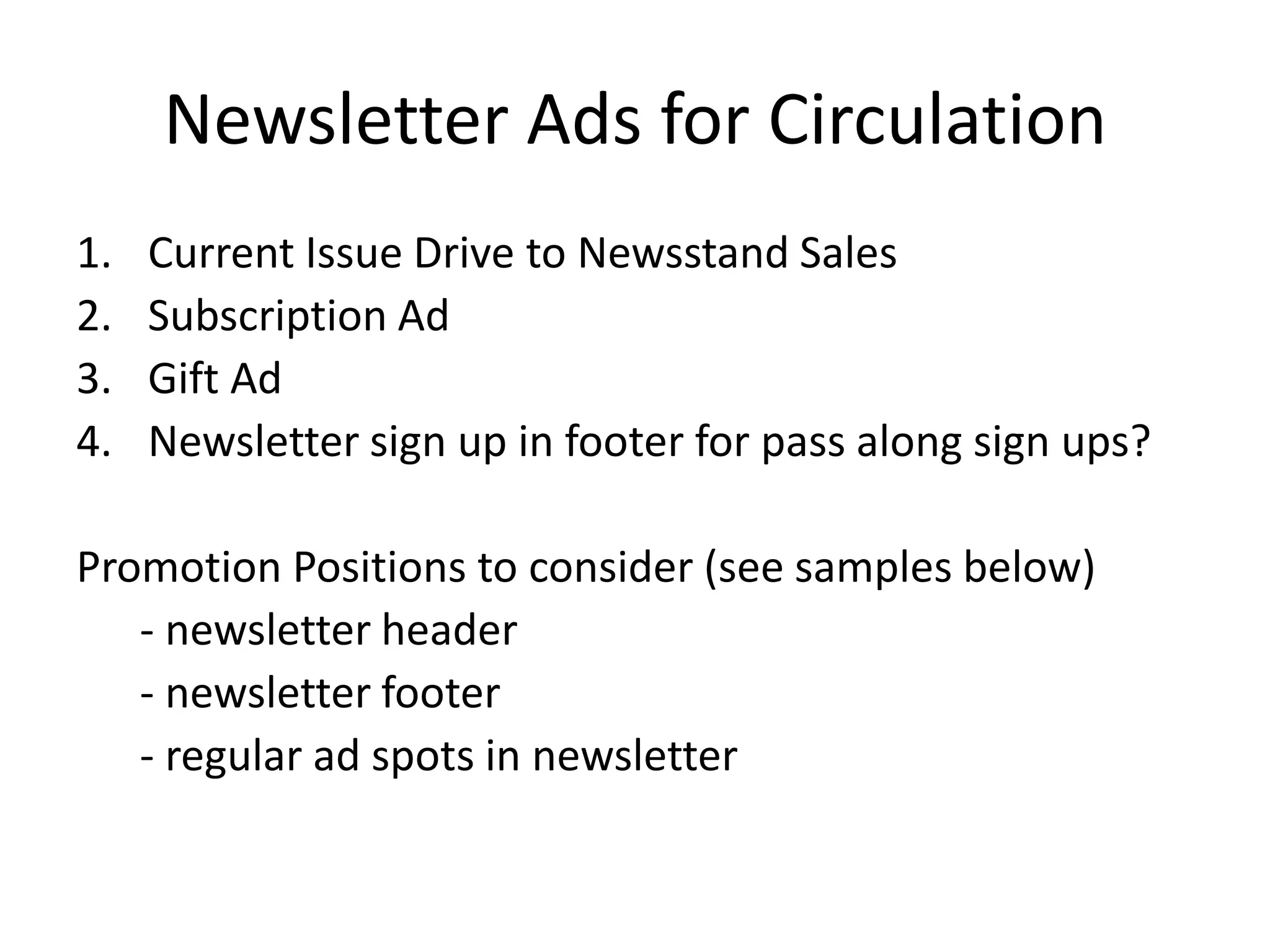 Skynews newsletter sub ads | PPT