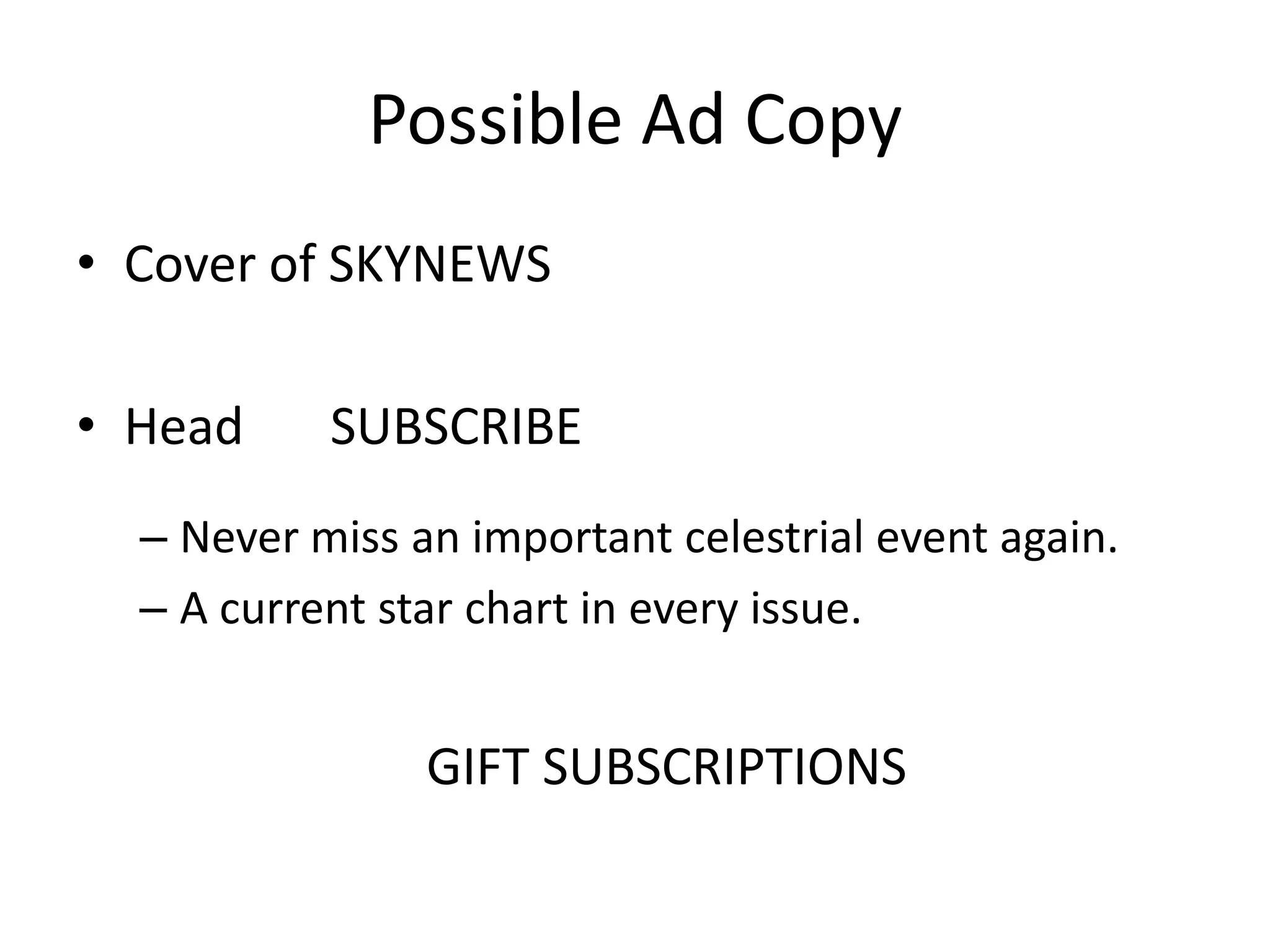 Skynews newsletter sub ads | PPT