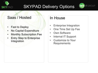 Skypad Presentation | PPT