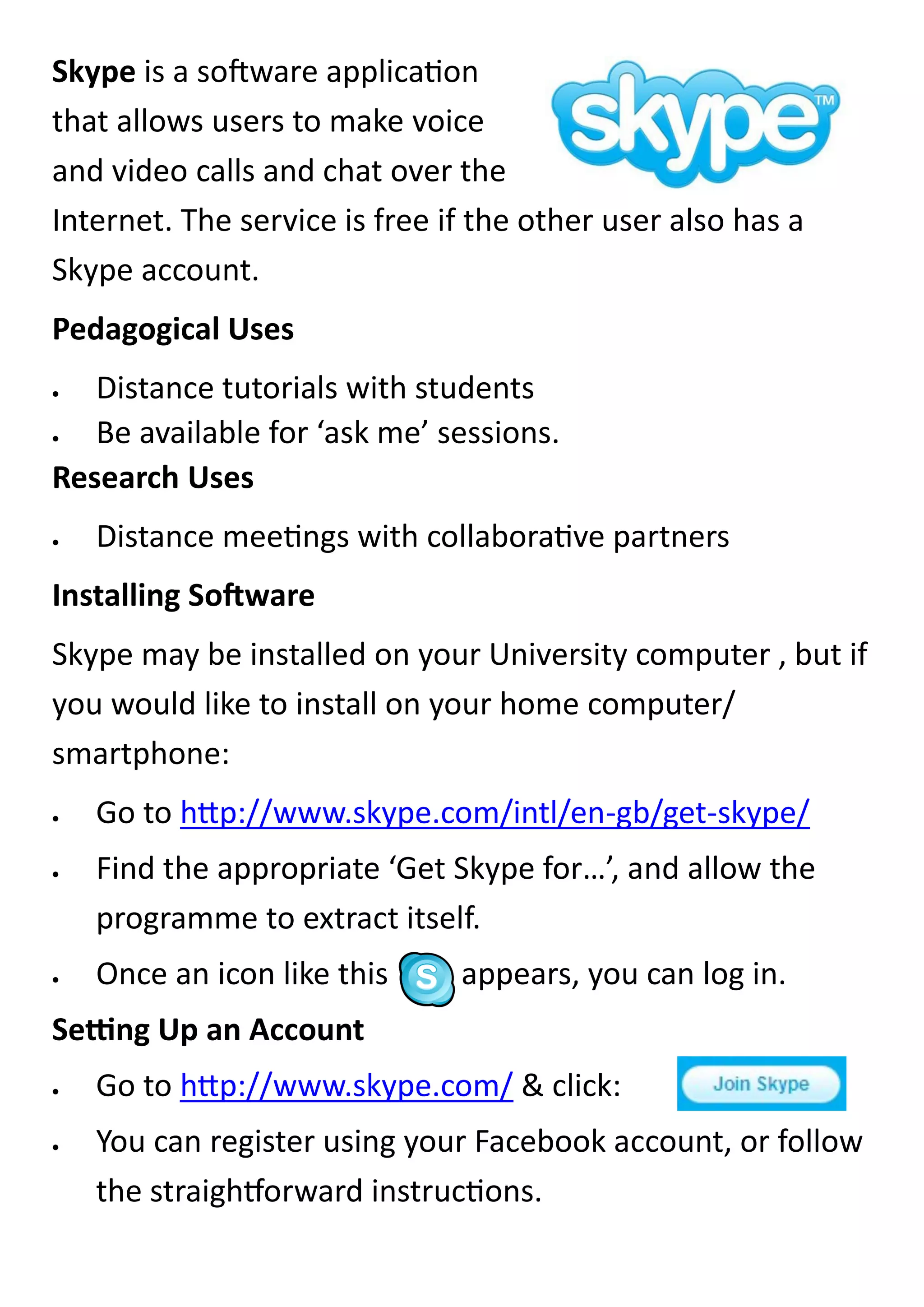 Skype | PDF